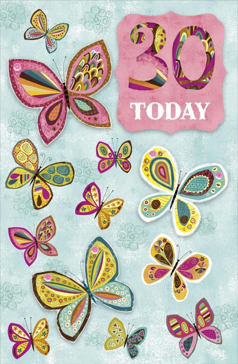 30th Birthday Card - Gajet